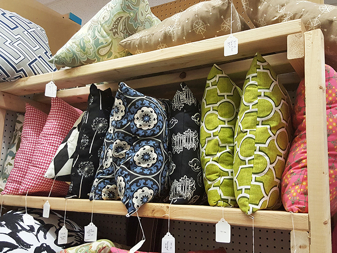 Vintage-inspired pillows in patterns that span decades of design trends. Proof that everything old becomes new again, especially in home d&eacute;cor. 