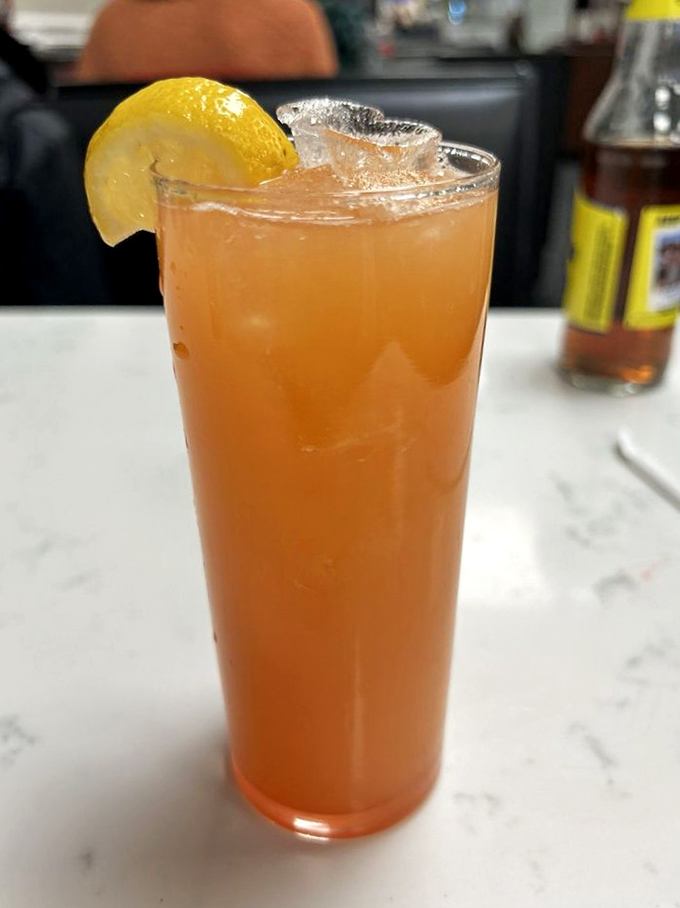 A refreshing pineapple crush that pairs surprisingly well with cheesesteaks&mdash;sweet meets savory in perfect harmony here.