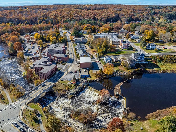 From above, Putnam reveals its perfect balance—natural beauty, historic architecture, and modern amenities all wrapped in small-town affordability.