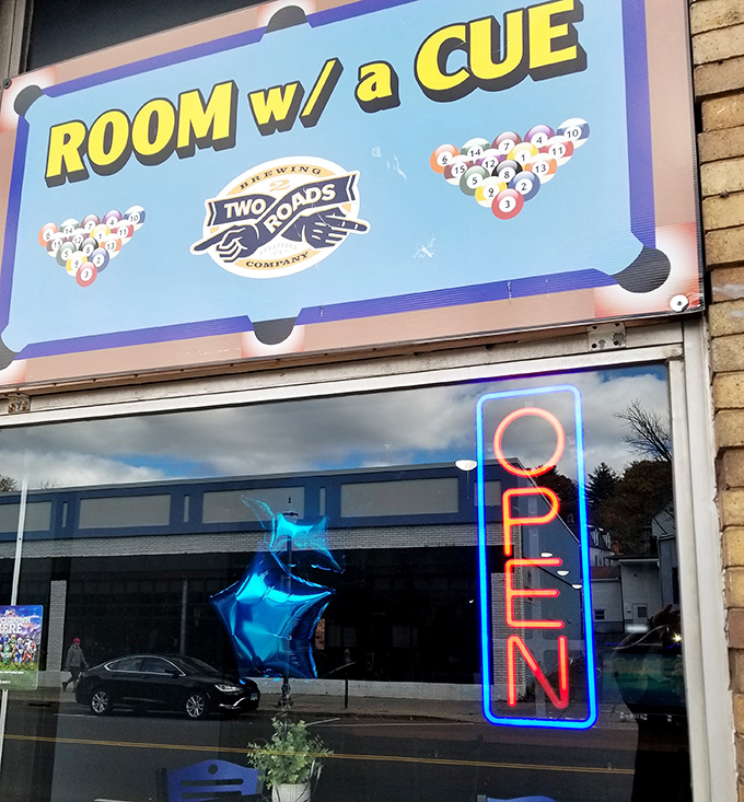 Room with a CUE combines billiards and brews from Two Roads Brewing, proving retirement is about adding fun, not subtracting it.