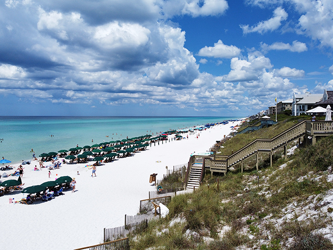 That sugar-white sand and turquoise water isn't a Caribbean postcard&mdash;it's just another Tuesday in Rosemary Beach.