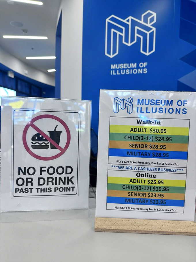 The fine print of fun: Museum rules and ticket prices. A small investment for memories (and Instagram photos) that will last a lifetime.