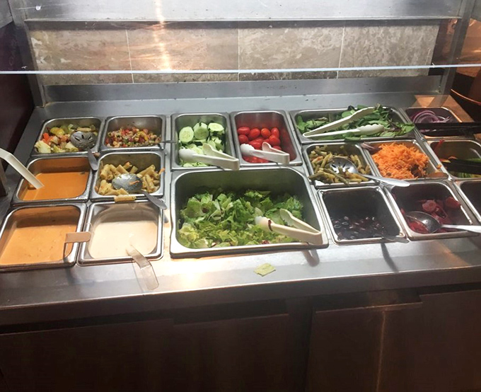 Fresh ingredients lined up like soldiers ready for duty &ndash; the unsung heroes behind every crisp salad and vibrant garnish.