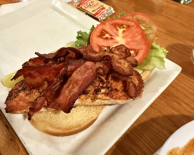 The Salmon BLT proves Koco's isn't just a one-hit crab cake wonder—it's a place that understands the sacred relationship between bacon and, well, everything else.