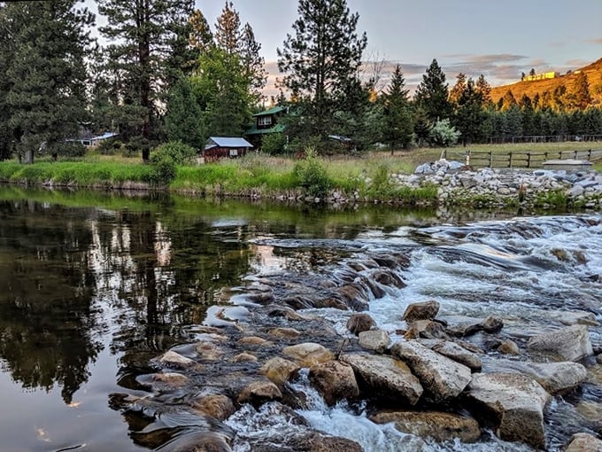 Water tumbling over ancient stones creates nature's soundtrack&mdash;the perfect white noise app couldn't compete with this genuine Methow Valley lullaby.