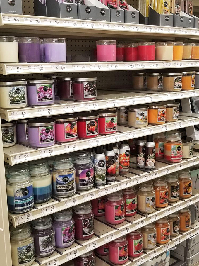 A rainbow of scented candles that can transform your home from "eau de last night's dinner" to "luxury boutique hotel" in one strike of a match.
