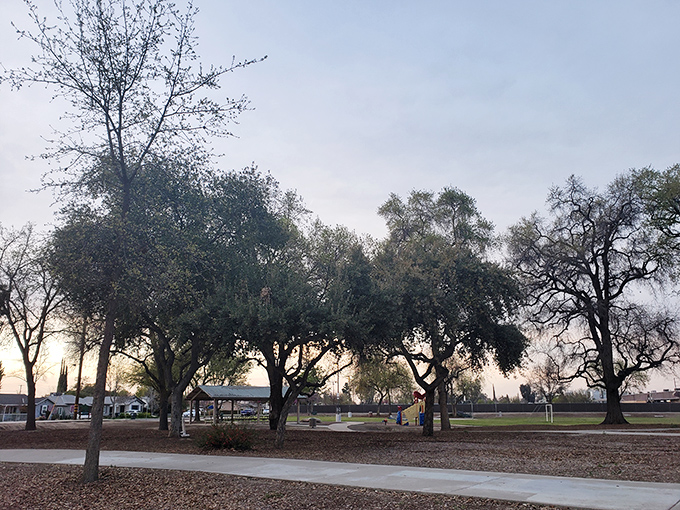 Seven Oaks Park's mature trees create natural cathedral ceilings, offering shade and serenity in a world that could use more of both.
