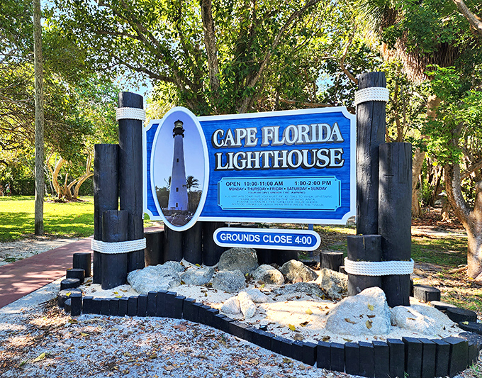 The entrance sign doesn't just mark your arrival&mdash;it's your official permission slip to leave reality behind and step into a Florida postcard come to life.
