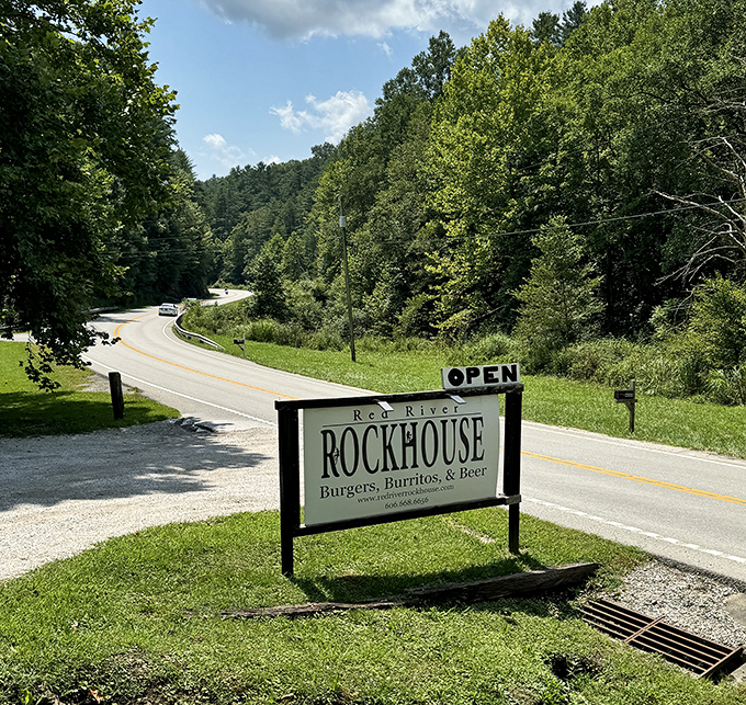 The roadside beacon that signals to weary travelers: your search for an authentic meal in paradise is officially over.