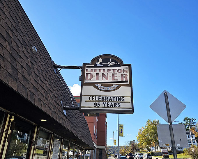 The iconic sign proudly announces 95 years of feeding hungry travelers&mdash;a testament to doing simple food extraordinarily well.