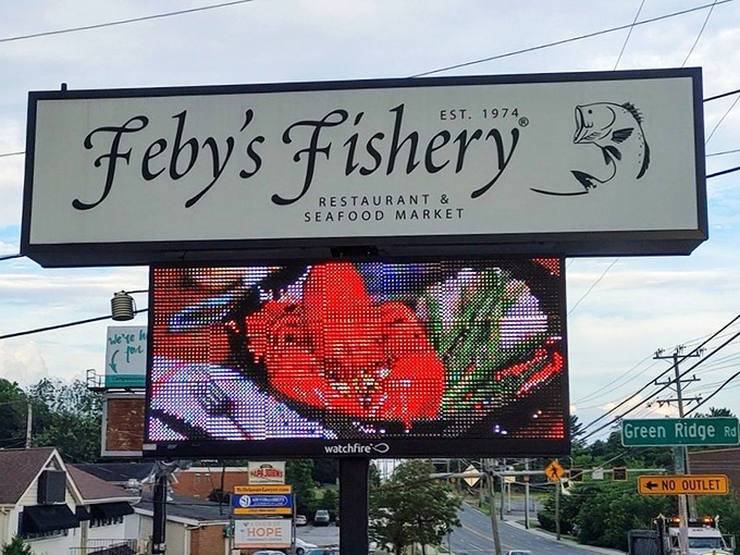 The roadside sign announces your arrival at seafood heaven &ndash; where the crabs are fresh, the cooking is serious, and diet plans go to die.