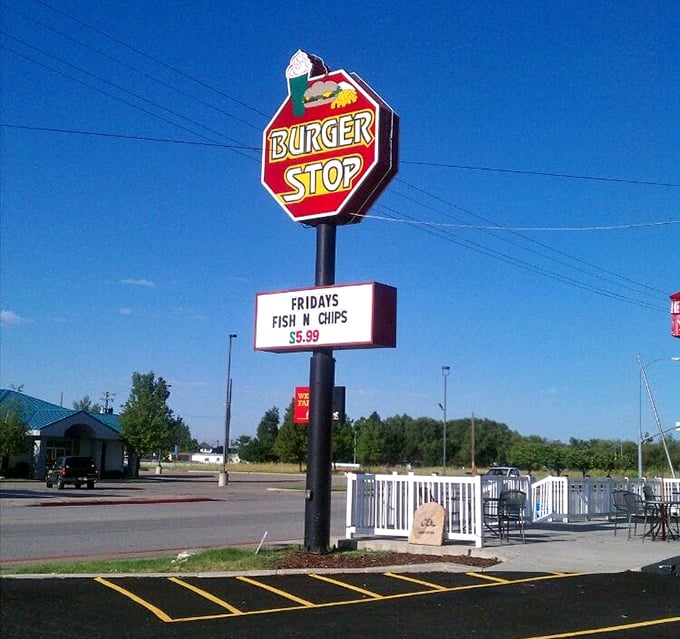 The stop sign logo isn't just clever branding&mdash;it's a literal warning: stop here or regret driving past one of Utah's burger treasures.