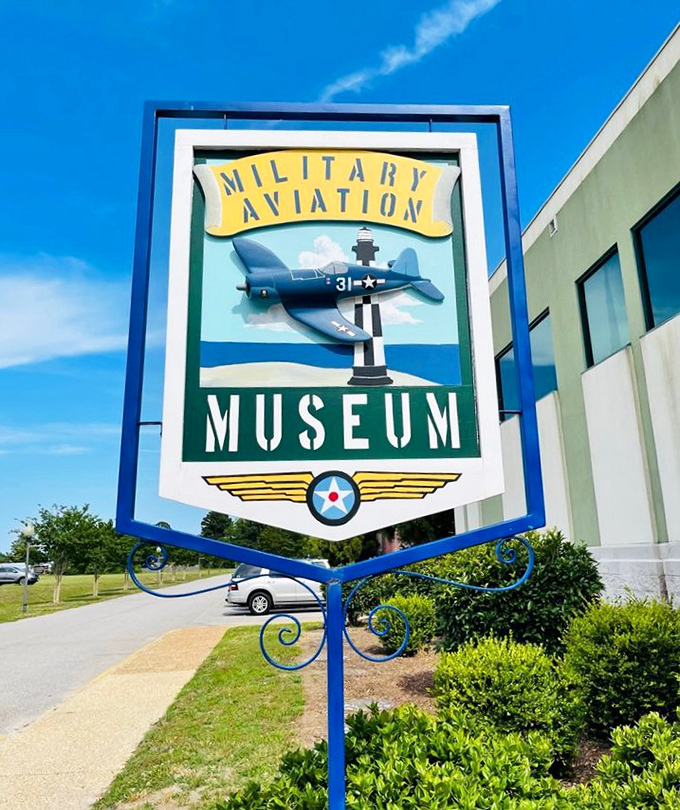 The charming vintage-style sign welcomes visitors to a world where history isn't just displayed&mdash;it takes flight.
