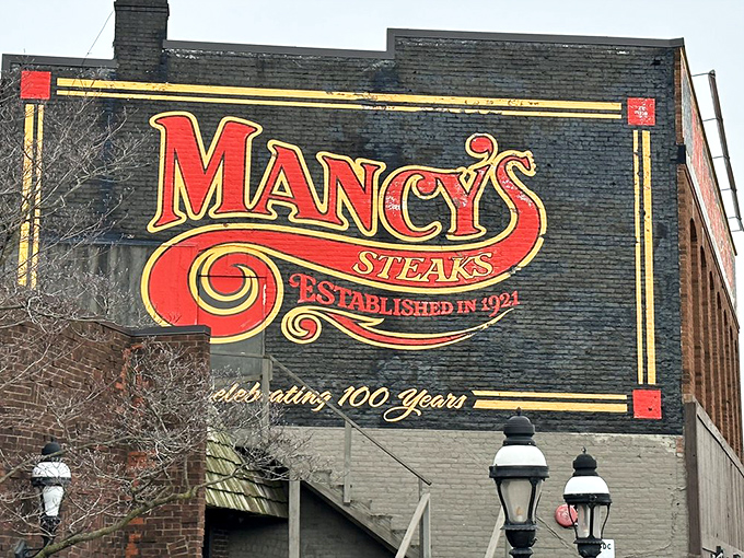 A century of serving perfect steaks deserves celebration. This sign doesn't just mark a restaurant &ndash; it's a monument to Toledo's enduring love affair with great food.