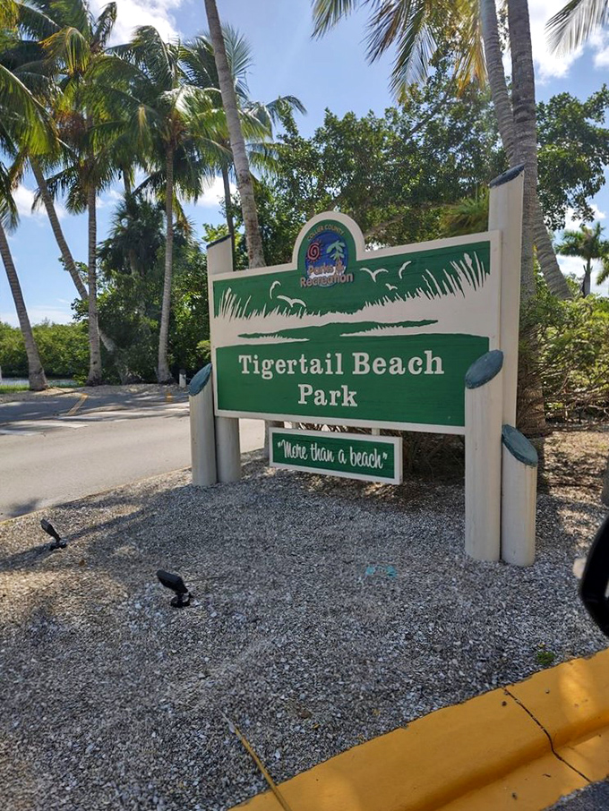 "More than a beach" indeed! The entrance sign understates what awaits&mdash;a Florida coastal experience that defies the typical tourist brochure.
