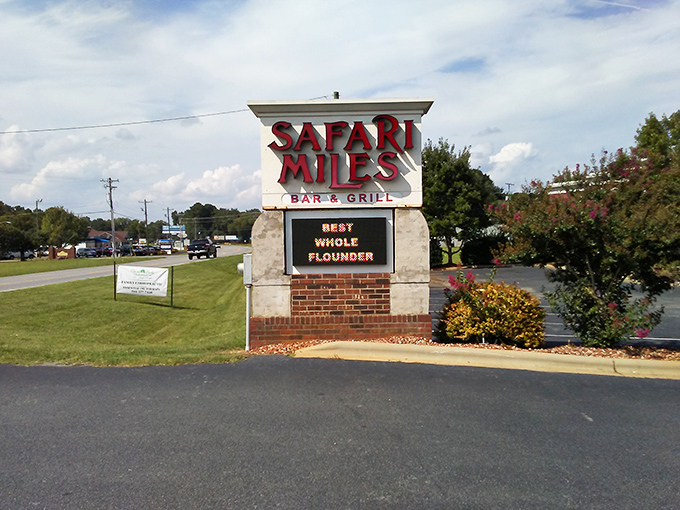 The roadside marquee doesn't just announce a restaurant; it broadcasts a promise of good times to passing cars and hungry travelers.