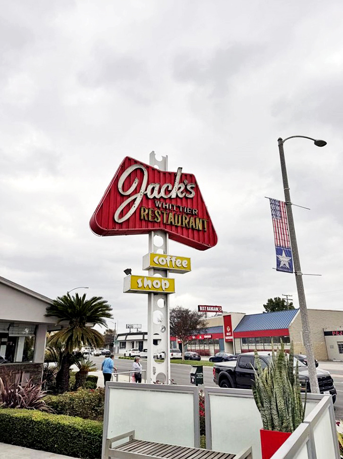 Even on cloudy days, that red arrow sign points the way to comfort food paradise&mdash;follow it like the North Star of nourishment.