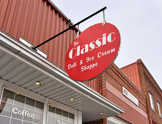 That red sign isn't just advertising—it's a promise. A promise that what awaits inside will be worth every single calorie and every mile of your journey.