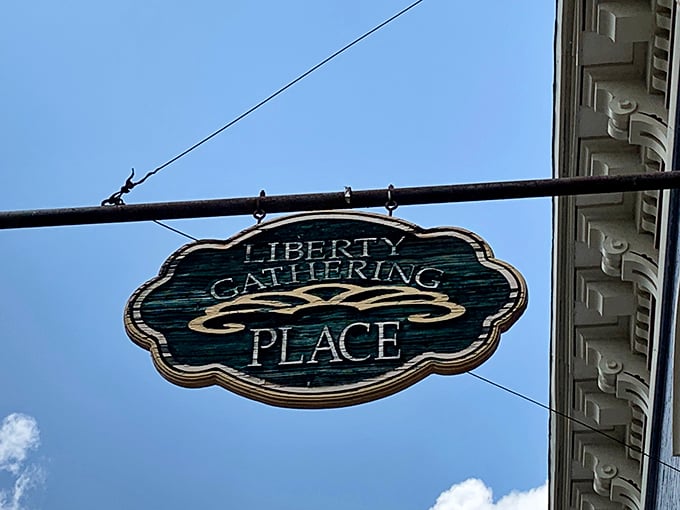 The hanging sign gently swaying above downtown West Liberty&mdash;a beacon for hungry travelers and a landmark for locals coming home.