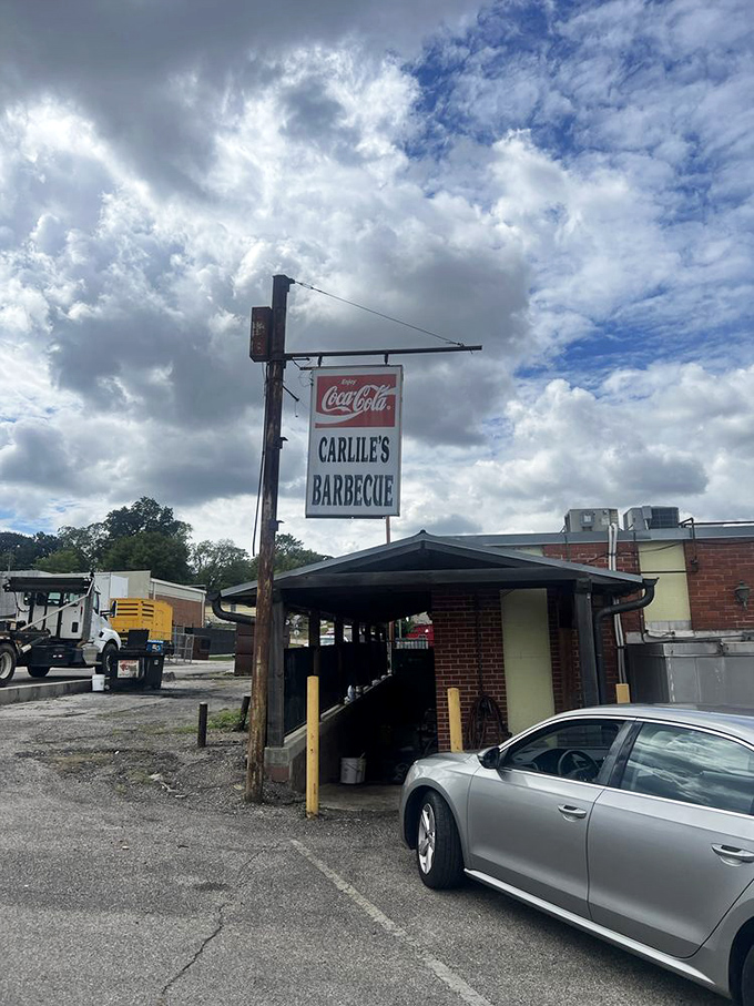 That vintage Coca-Cola sign has been directing hungry travelers to Carlile's for decades&mdash;a beacon of barbecue hope on the Birmingham horizon.
