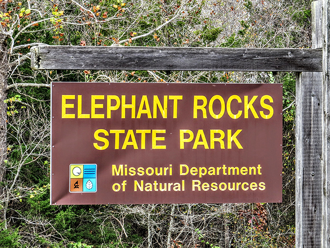The entrance sign promises exactly what it delivers &ndash; elephantine rocks that somehow exceed even your wildest expectations.