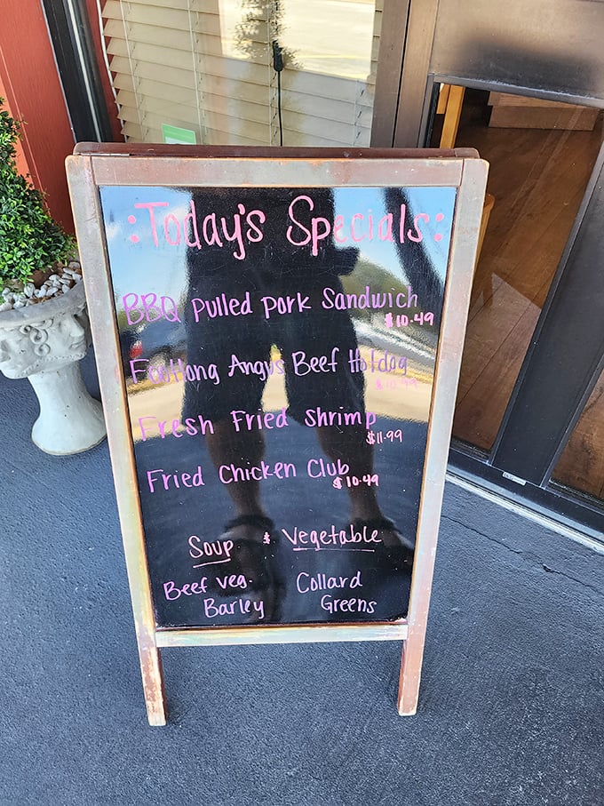 Today's specials board &ndash; tomorrow's fond memories. These handwritten offerings tempt even the most dedicated breakfast loyalists to consider lunch.