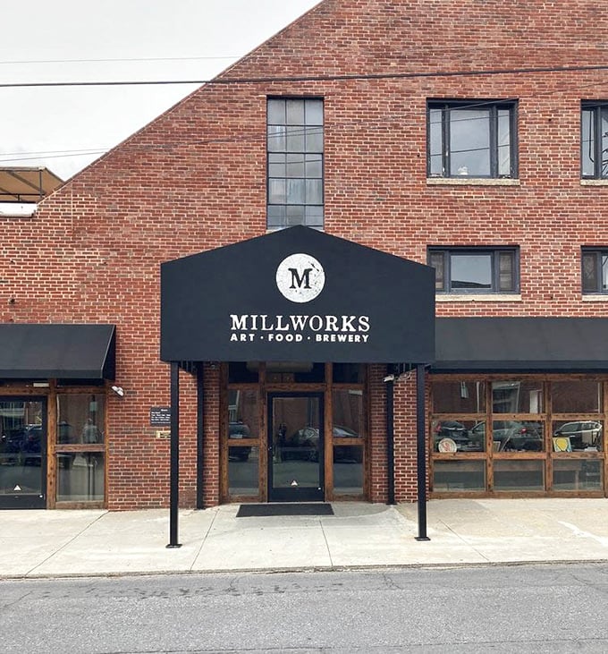 That iconic "M" logo beckons like a culinary lighthouse, guiding hungry travelers to a port of gastronomic delights in downtown Harrisburg.