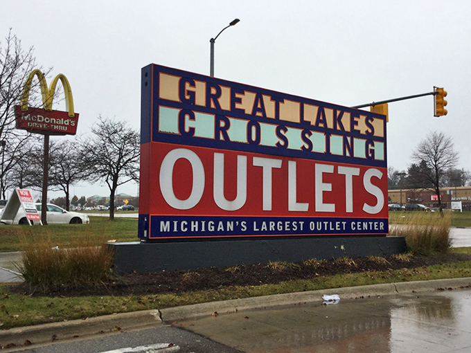 The sign that launches a thousand shopping trips. Like a retail lighthouse guiding bargain hunters safely to shore through seas of full-price merchandise.