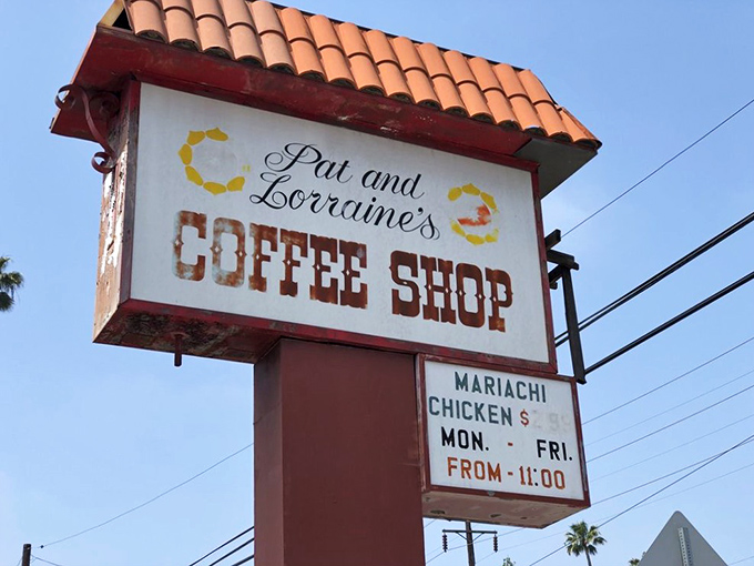 The weathered sign with its faded lettering tells you everything you need to know &ndash; this place has stood the test of time for good reason.