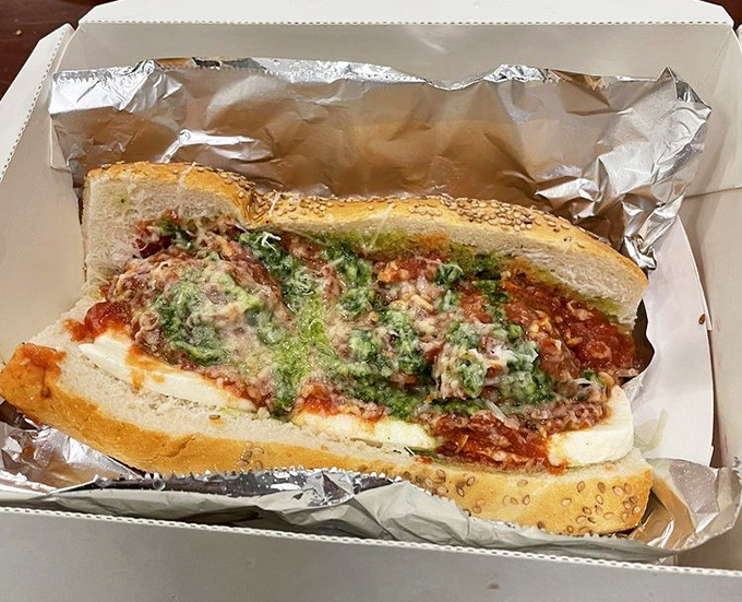 The smoked meatball parm sandwich &ndash; where Italian-American classics meet barbecue technique in a cross-cultural masterpiece worth crossing town for.
