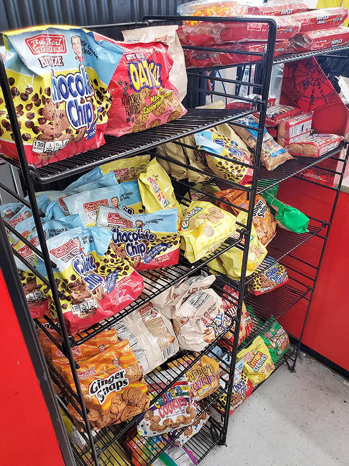 Even snacks get the thrift treatment! Packaged goodies at prices that make grocery store checkout lanes seem like highway robbery.