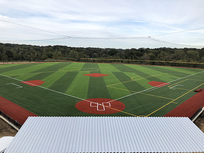 The gorgeous field where you can enjoy watching some games with your local friends.