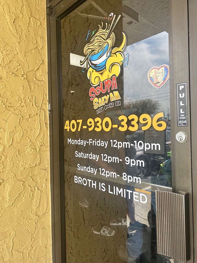 "Broth is limited" might be the most honest warning sign in restaurant history. Like all good things in life, these soups are worth planning your day around.