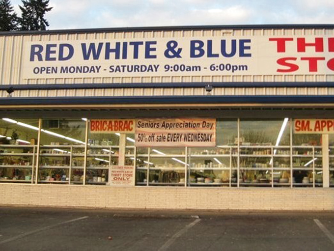 Seniors Appreciation Day advertised prominently&mdash;because nobody appreciates a good deal quite like someone who remembers what things used to cost.