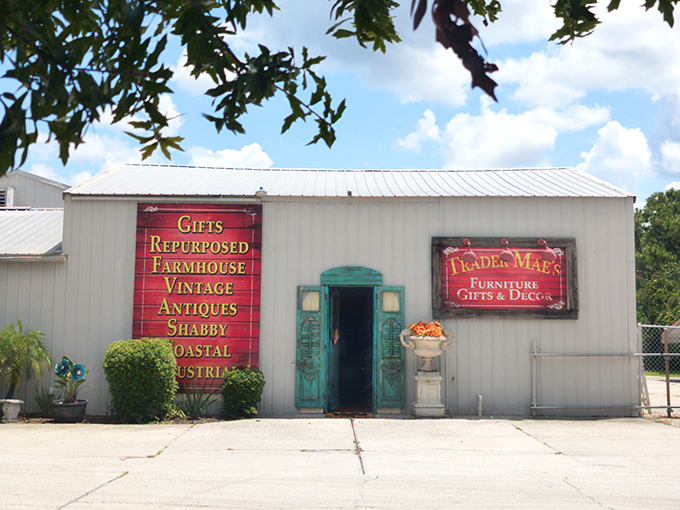 The classic storefront stands like a beacon for bargain hunters&mdash;that turquoise door practically winks at passersby.