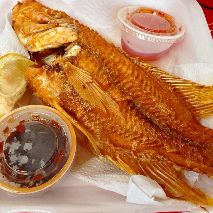 This golden-fried fish is the seafood equivalent of winning the lottery&mdash;crispy exterior giving way to tender, flaky perfection within.