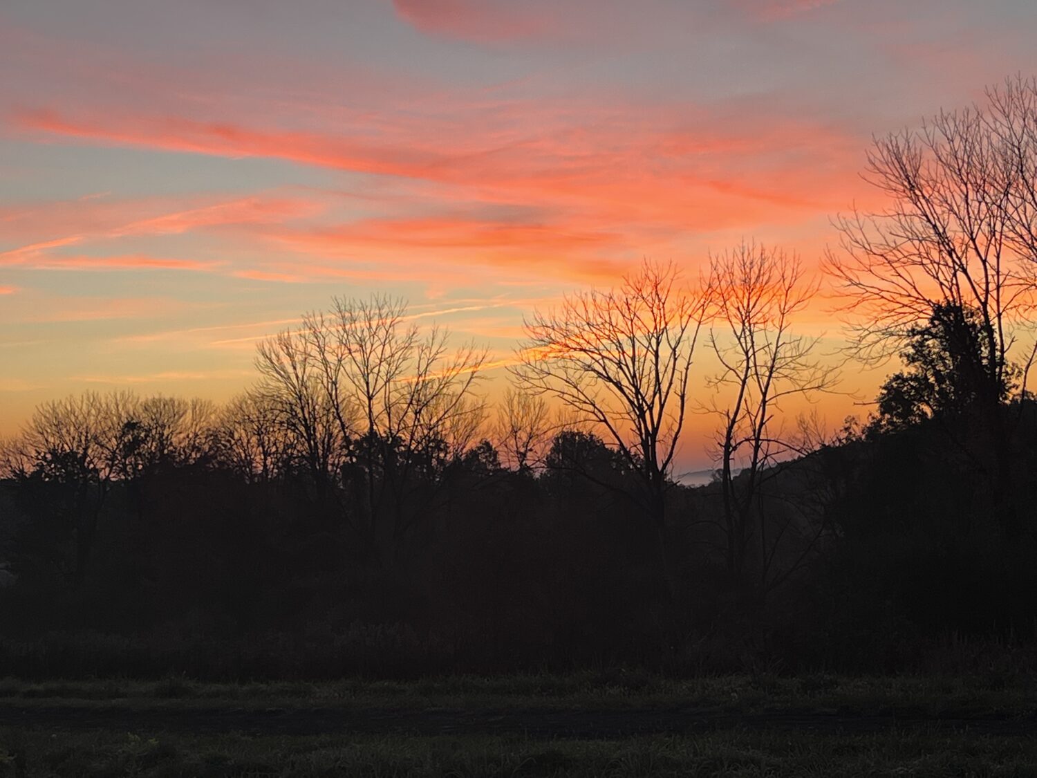 Nature's farewell performance each evening&mdash;a sunset that turns the Pennsylvania sky into a watercolor worthy of framing.