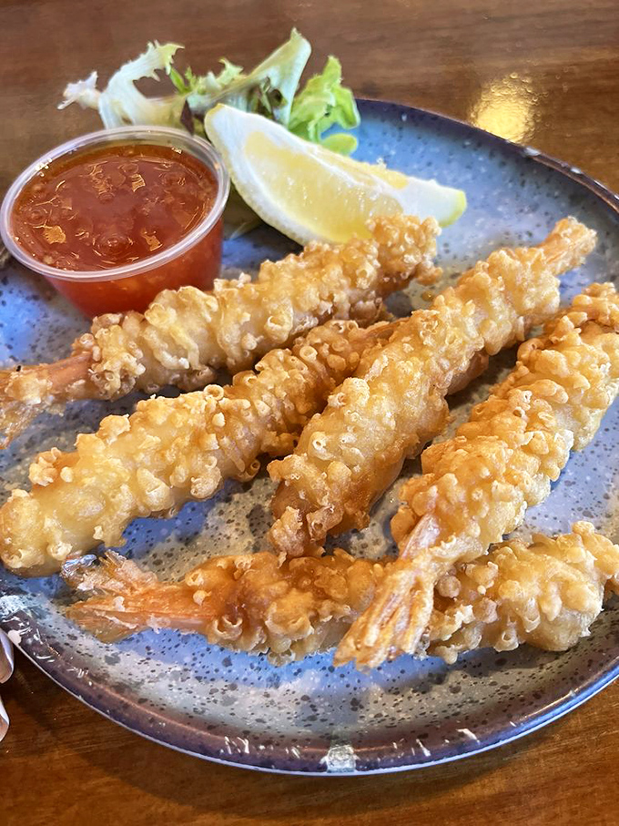 Tempura shrimp that delivers the perfect crunch-to-juicy ratio &ndash; that dipping sauce is about to experience the seafood equivalent of a perfect dance partner.