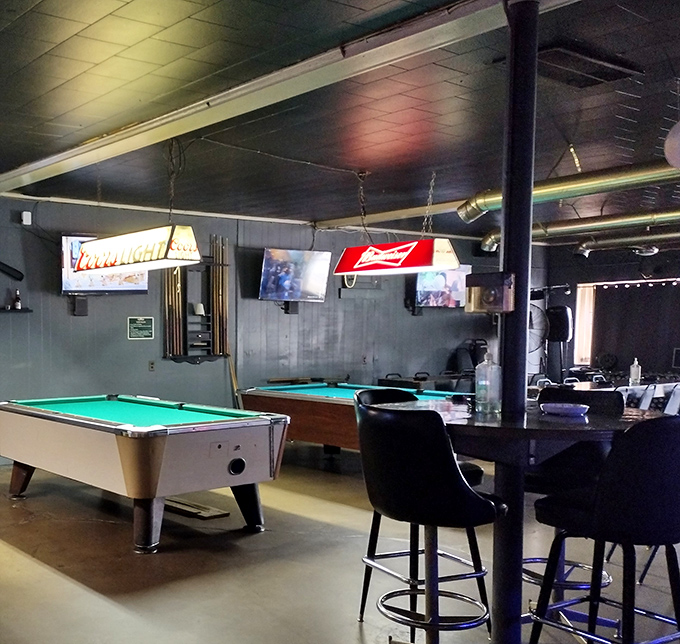 Pool tables and honest atmosphere where nobody judges your retirement hobby choices or questionable shot-making skills here.