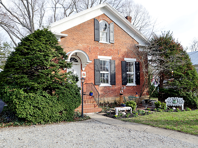 Three Ten Bed & Breakfast's brick charm and lush landscaping offer a perfect home base. This cozy cottage looks like it gives hugs in architectural form.
