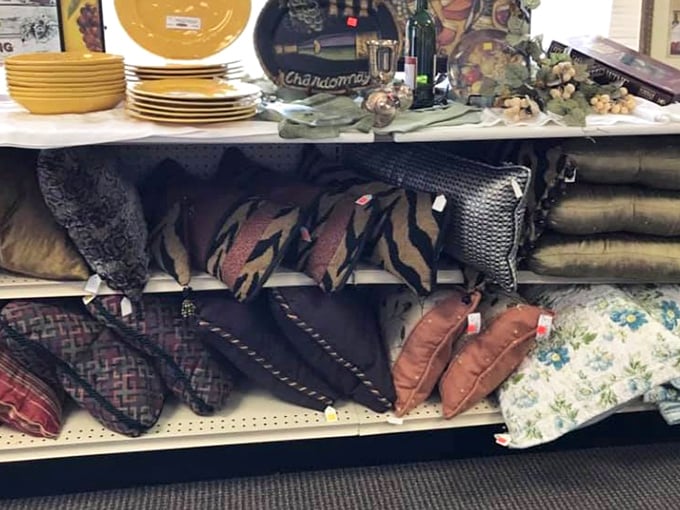 Throw pillows that could tell tales of living rooms past, now ready to bring color and comfort to your couch for pocket change.