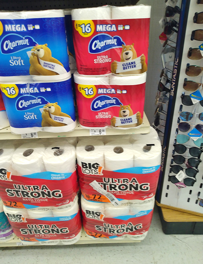 The toilet paper aisle &ndash; where pandemic shopping PTSD meets everyday necessity, and brand names come with smaller price tags.