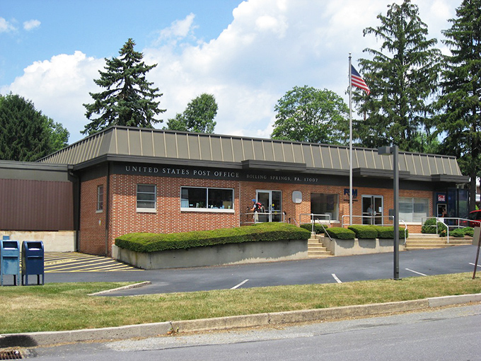 Even the post office in Boiling Springs looks like it belongs on a postcard&mdash;talk about meta-postal charm.