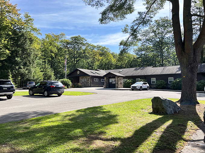 The visitor center welcomes adventurers year-round&mdash;the gateway to 780 acres of Pennsylvania's most spectacular wilderness.