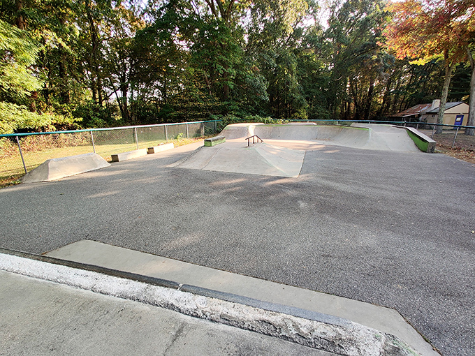 Waterford Skatepark's smooth concrete curves offer thrills for boarders of all ages &ndash; retirement doesn't mean giving up half-pipes!