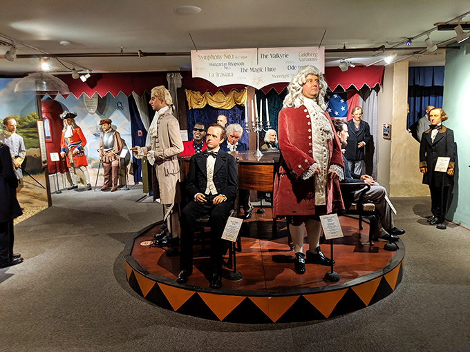This gathering of historical figures looks like the world's most awkward dinner party, where everyone's dressed their best but nobody can make small talk.
