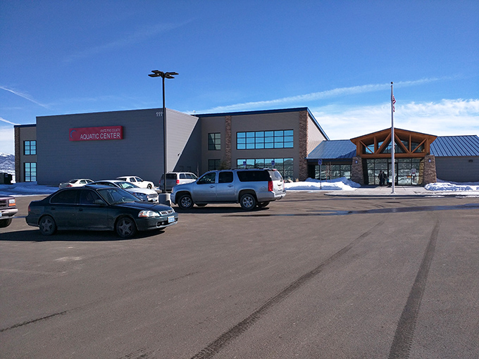 The aquatic center brings year-round swimming to this mountain town, because even at 6,400 feet elevation, people deserve indoor pools.