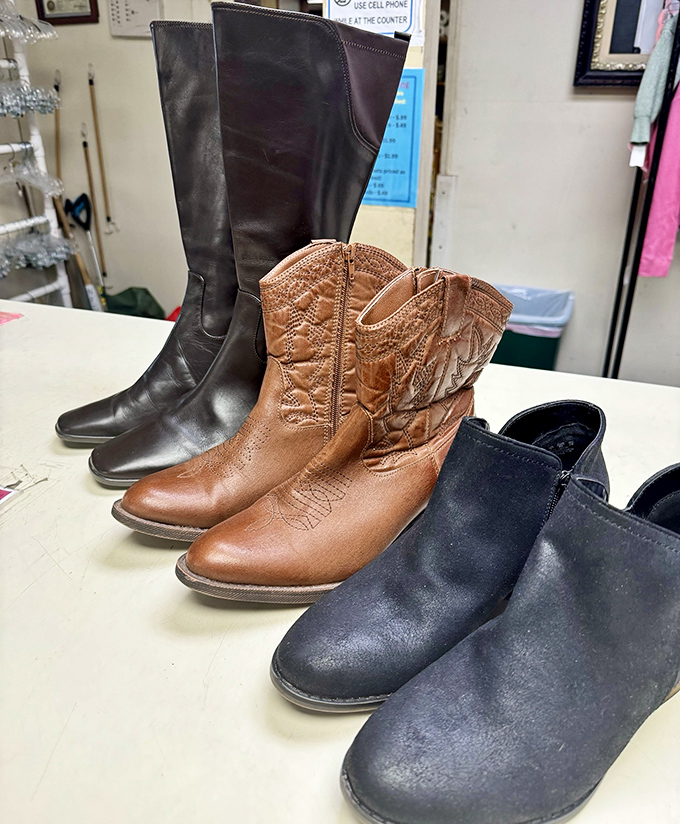 Boot brigade standing at attention! From sleek riding styles to western-inspired kicks, footwear that's barely broken in waits for new adventures.