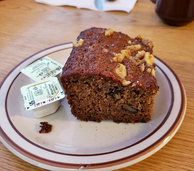 Banana nut bread that makes you question why you don't eat dessert for breakfast more often&mdash;moist, nutty, and unapologetically indulgent.