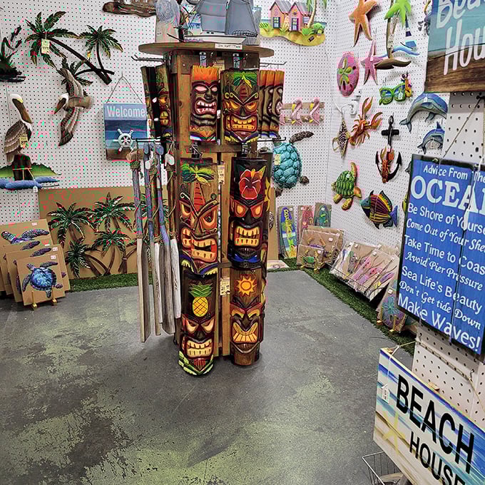 Tiki culture lives on! These wooden totems bring instant island vibes to any space, perfect for those who want their home to feel like a permanent vacation.